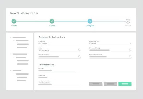 order management for telecommunications